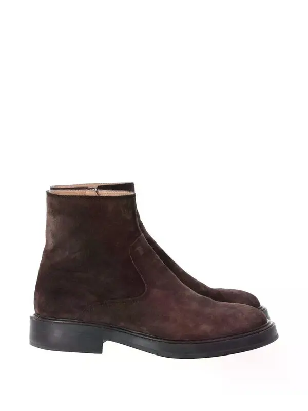 TOD'S Almond-toe Ankle Boots - Brown