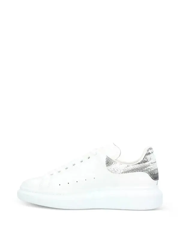 Alexander McQueen Oversized Leather Sneakers - White