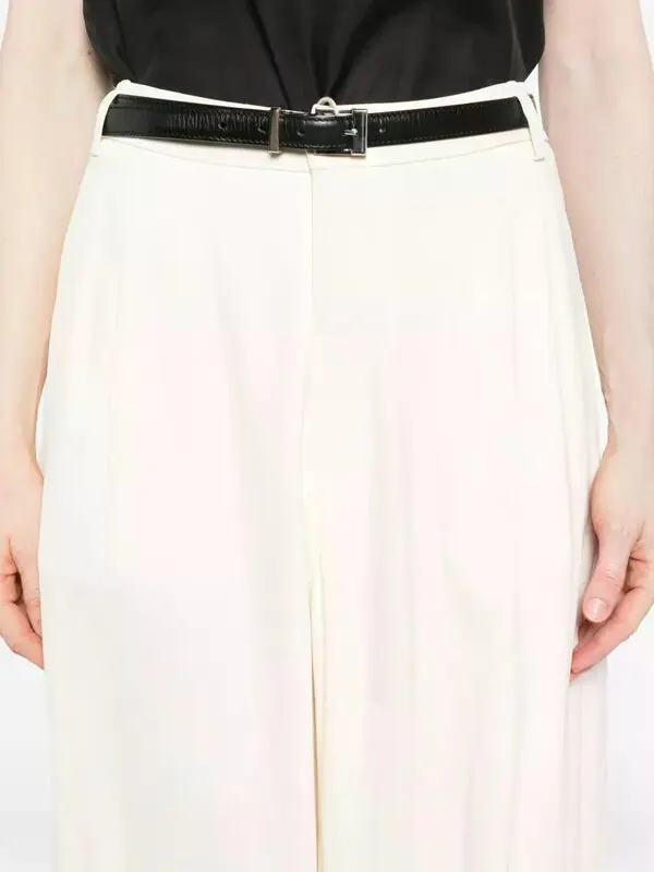 DARKPARK Phebe Pleated Trousers - White