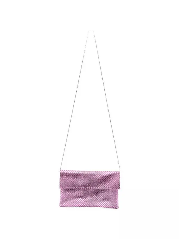 TWENTY FOURHAITCH Morna Chain-strap Clutch Bag - Pink
