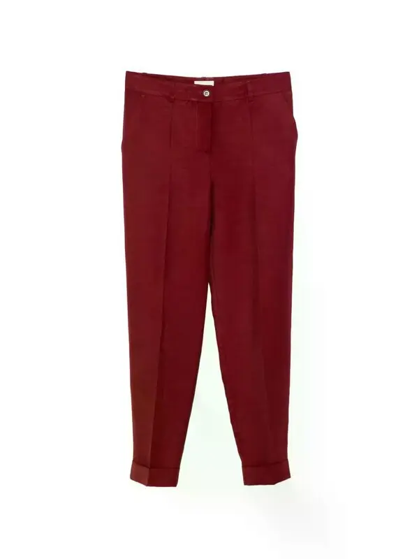 P.a.r.o.s.h Raisa Button Tailo Trousers - Red