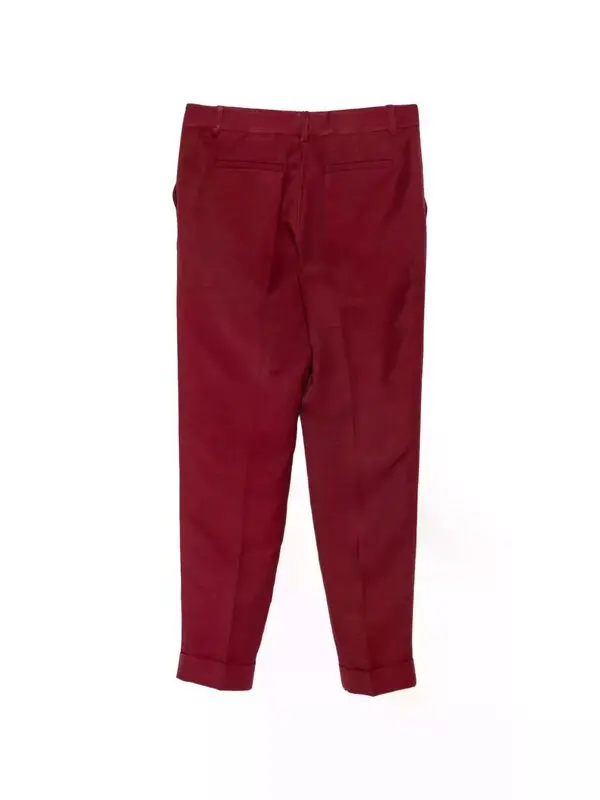 P.a.r.o.s.h Raisa Button Tailo Trousers - Red