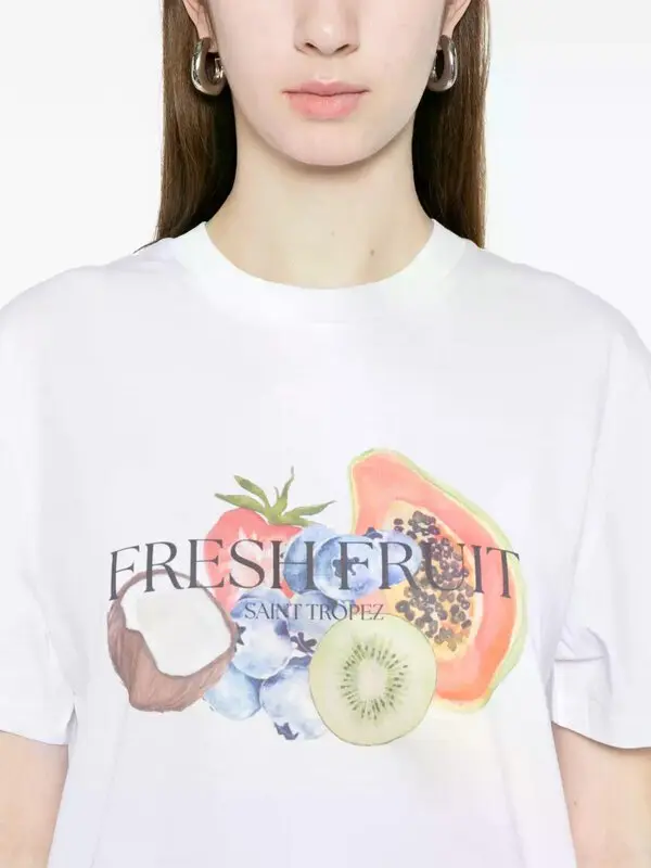 ELITE Fruit-print T-shirt - White