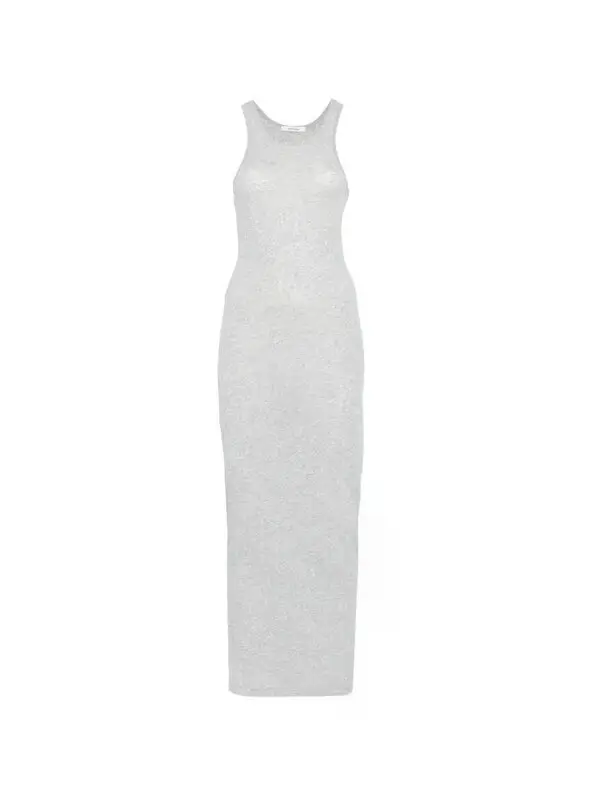 ENTIRE STUDIOS Crew-neck Tank Maxi Dress - Grey