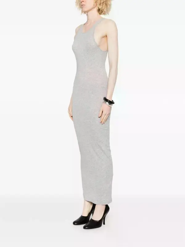 ENTIRE STUDIOS Crew-neck Tank Maxi Dress - Grey