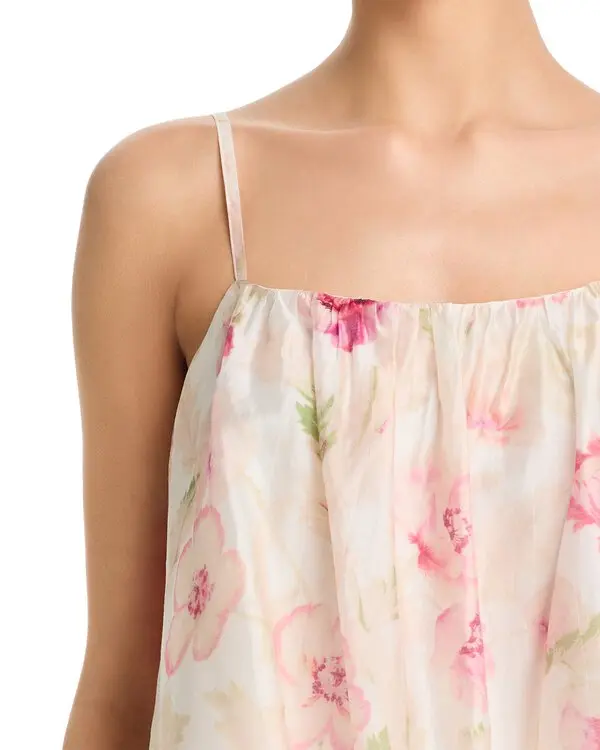 Aqua Flounce Top