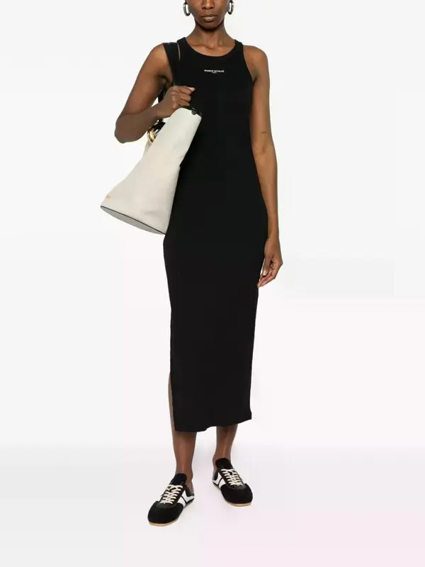 Maison Kitsuné Ribbed Knit Dress