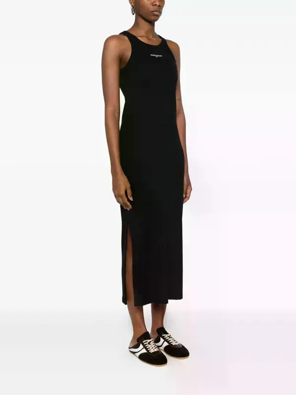 Maison Kitsuné Ribbed Knit Dress