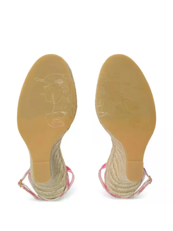 Burberry Check Mews Espadrille Pumps - Pink
