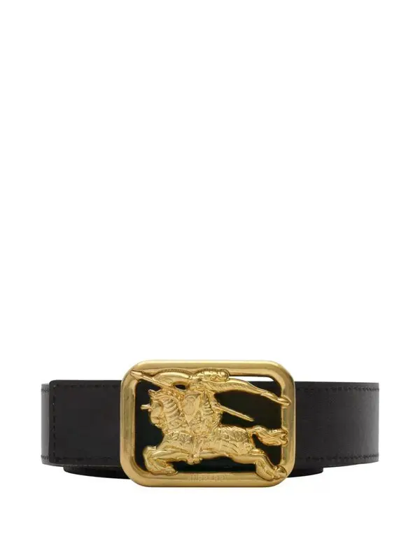 Burberry Reversible Check Rider Belt - Black