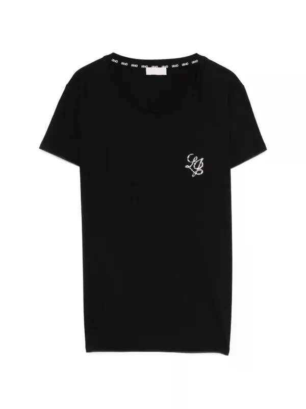 Liu Jo Logo-detail T-shirt - Black