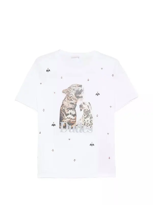 Liu Jo Animal Graphic T-shirt - White