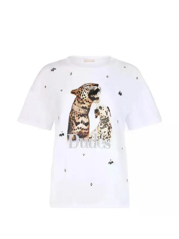 Liu Jo Animal Graphic T-shirt - White