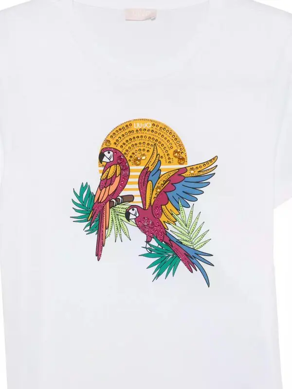 Liu Jo Graphic Print Cotton T-shirt