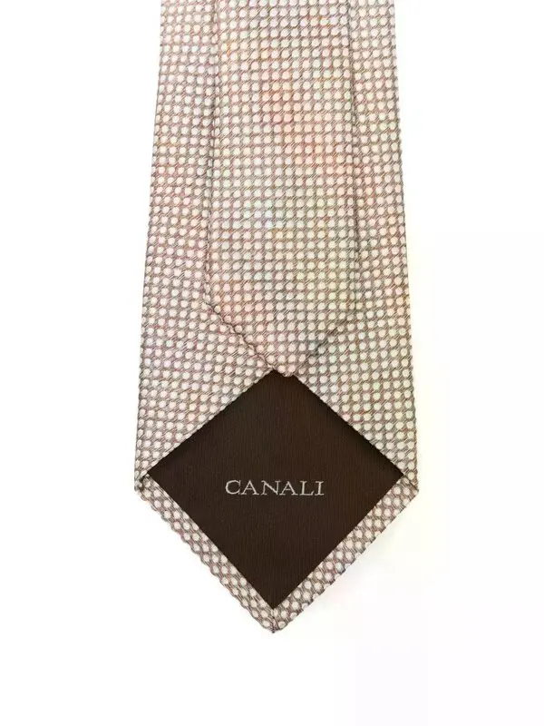 Canali Patterned Neck Tie