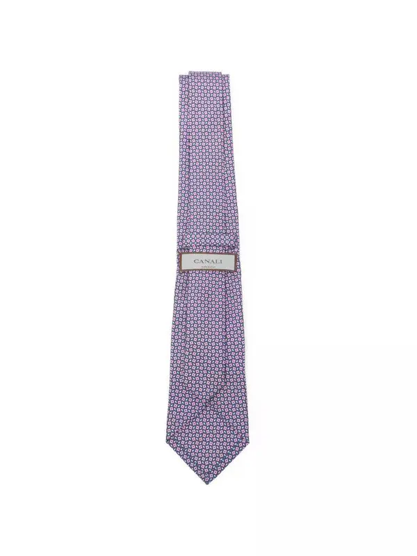 Canali Patterned Neck Tie