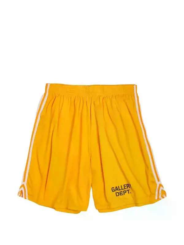 GALLERY DEPT. Striped Track Shorts - Yellow