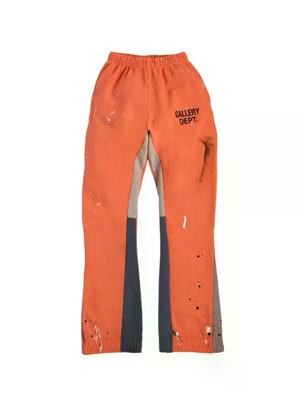 GALLERY DEPT. Distressed Track Pants - Orange