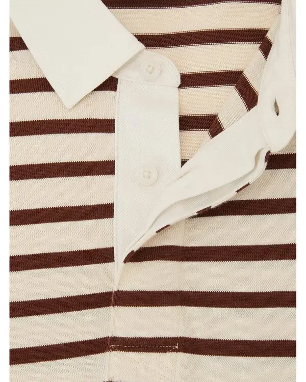 REISS Rugby Stripe Polo Shirt