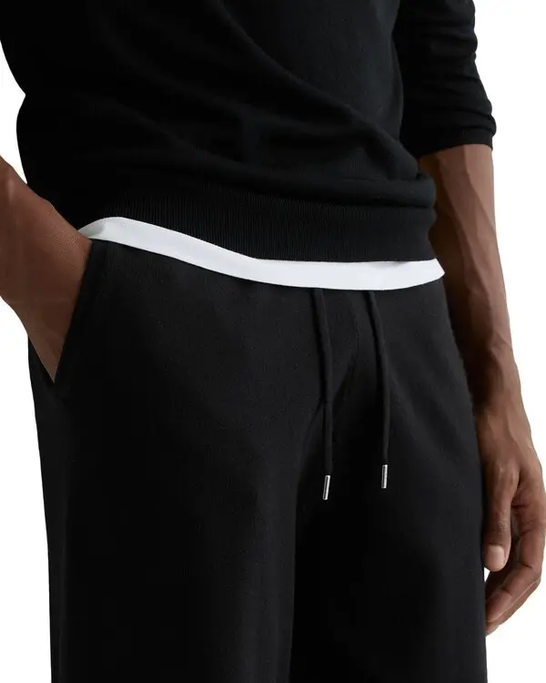 REISS Merino Wool Joggers