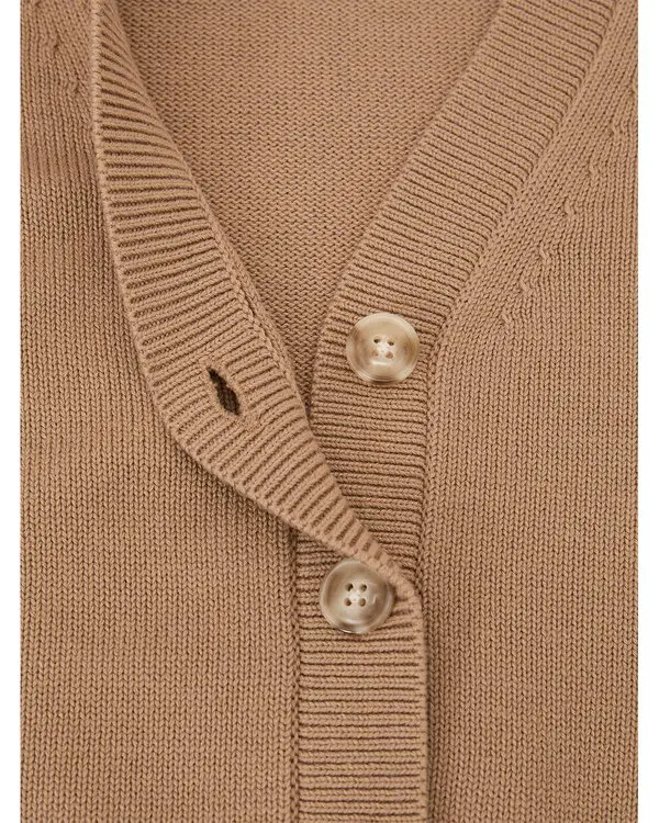 REISS Anya Cardigan - Camel