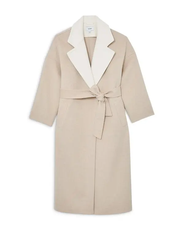 REISS Two Tone Blindseam Coat