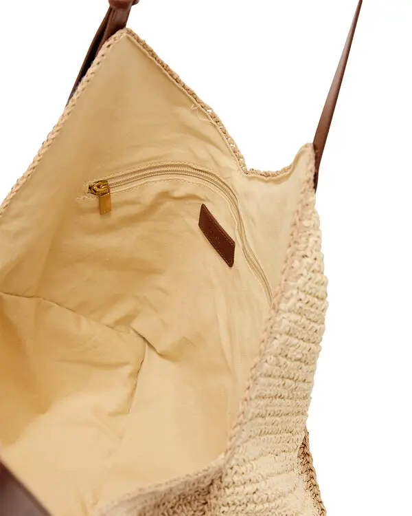 REISS Diagonal Seam Tote