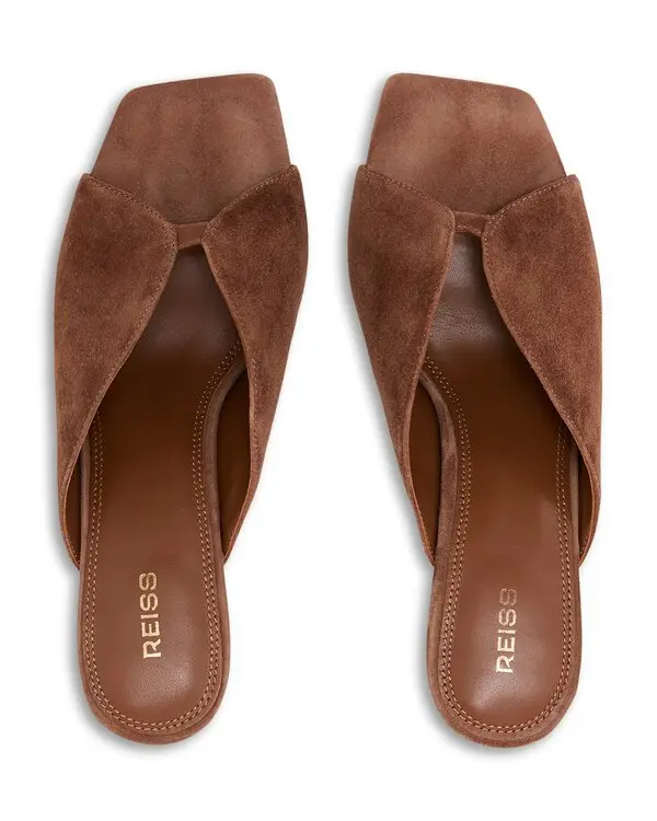 REISS Tiffany Block Heel Sandals