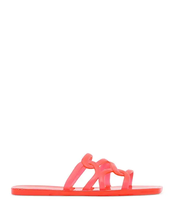 REISS Asymmetric Jelly Slides - Pink