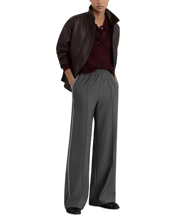 REISS Marlow Wide-leg Trousers