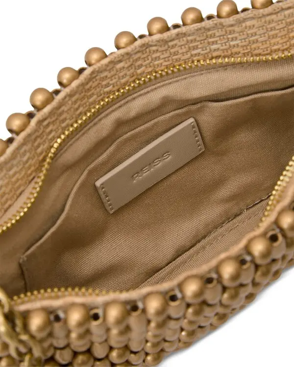 REISS Beatrix Beaded Bag