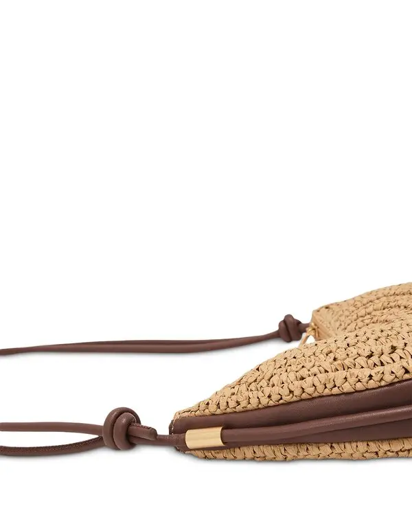 REISS Harriet Raffia Shoulder Bag