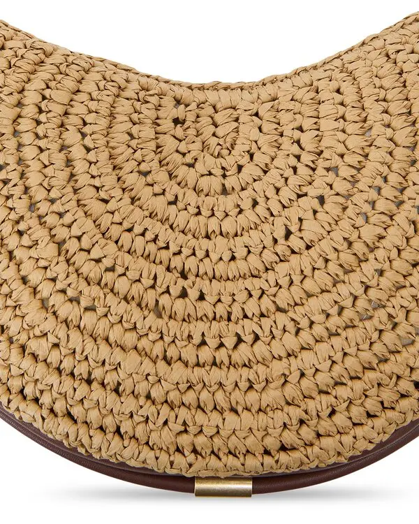 REISS Harriet Raffia Shoulder Bag
