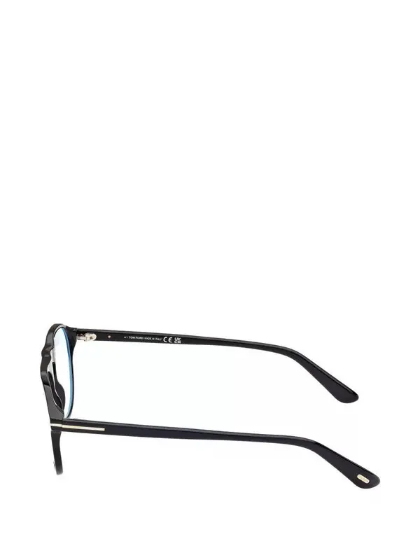 TOM FORD Round-frame Glasses - Black