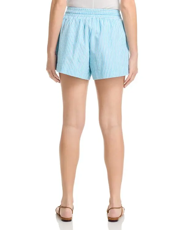 Aqua Stripe Shorts