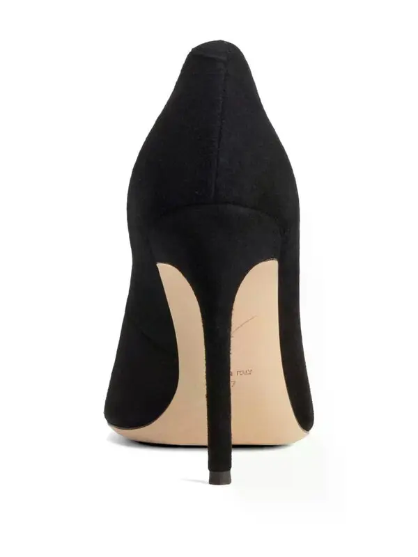 GIUSEPPE ZANOTTI Lucrezia Suede Court Pumps - Black
