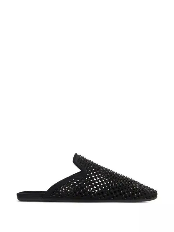 GIUSEPPE ZANOTTI Everett Slippers - Black