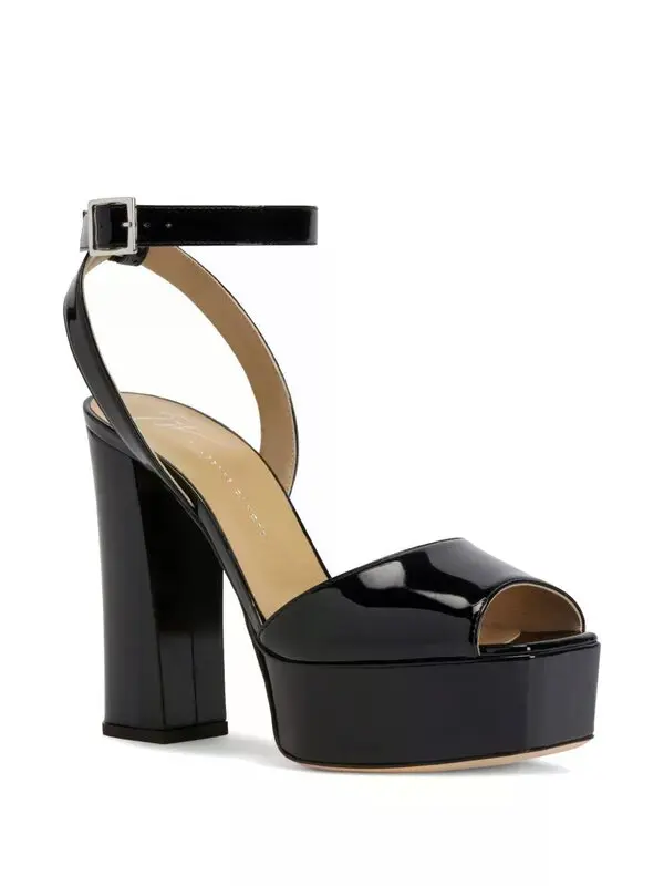 GIUSEPPE ZANOTTI Isadhora Platform Sandals - Black