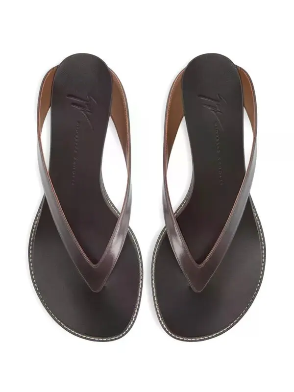 GIUSEPPE ZANOTTI Nour Contrast Stitch Sandals