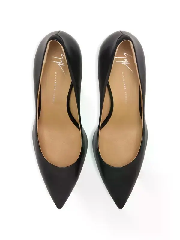 GIUSEPPE ZANOTTI Lucrezia Leather Pumps - Black