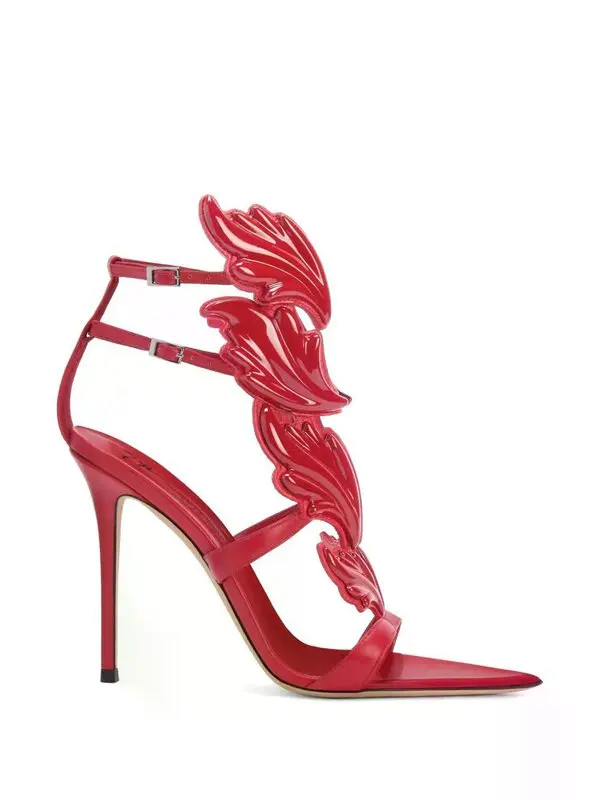 GIUSEPPE ZANOTTI Strap Sandals - Red