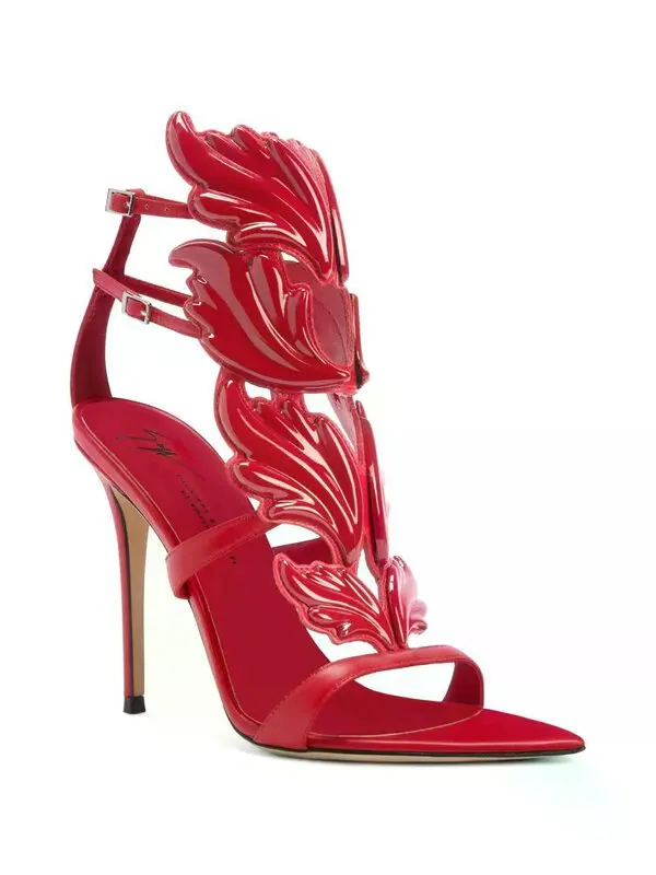 GIUSEPPE ZANOTTI Strap Sandals - Red
