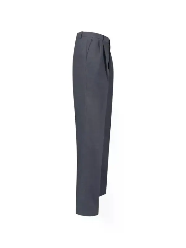 JIL SANDER Tailored Pleated Trousers - Grey