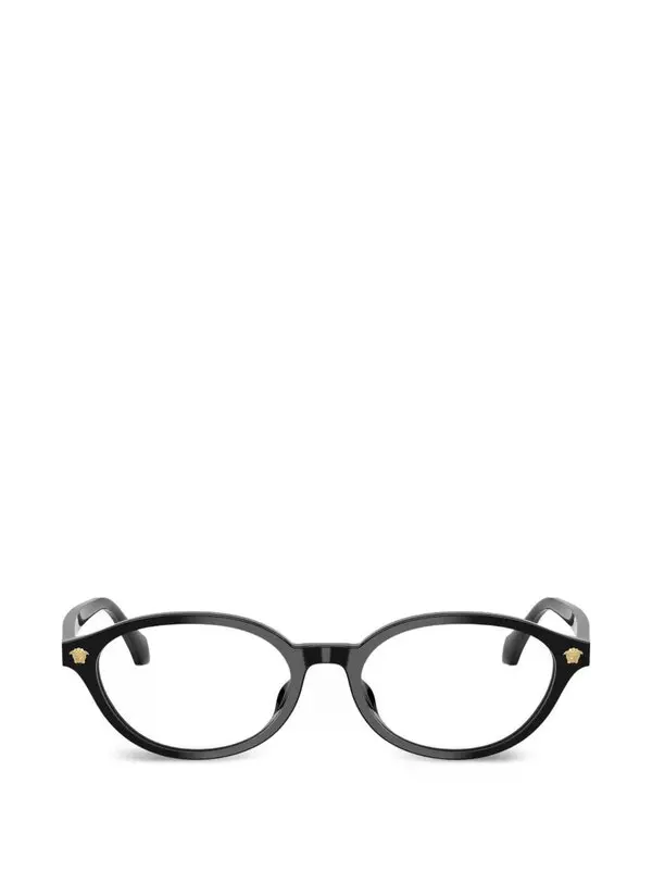 Versace Medusa Detail Eyeglasses - Black