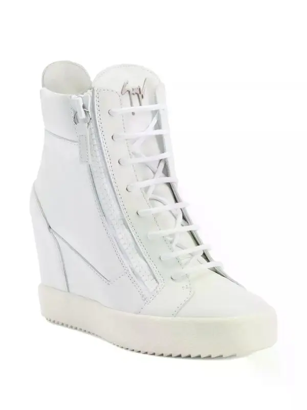 GIUSEPPE ZANOTTI Addy Wedge Sneakers - White