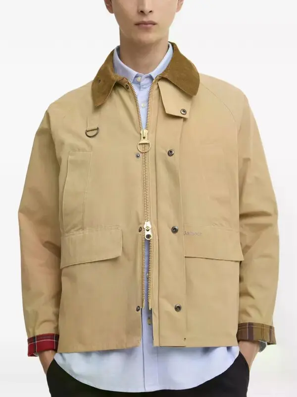 Barbour Flap-pocket Corduroy Jacket - Neutrals