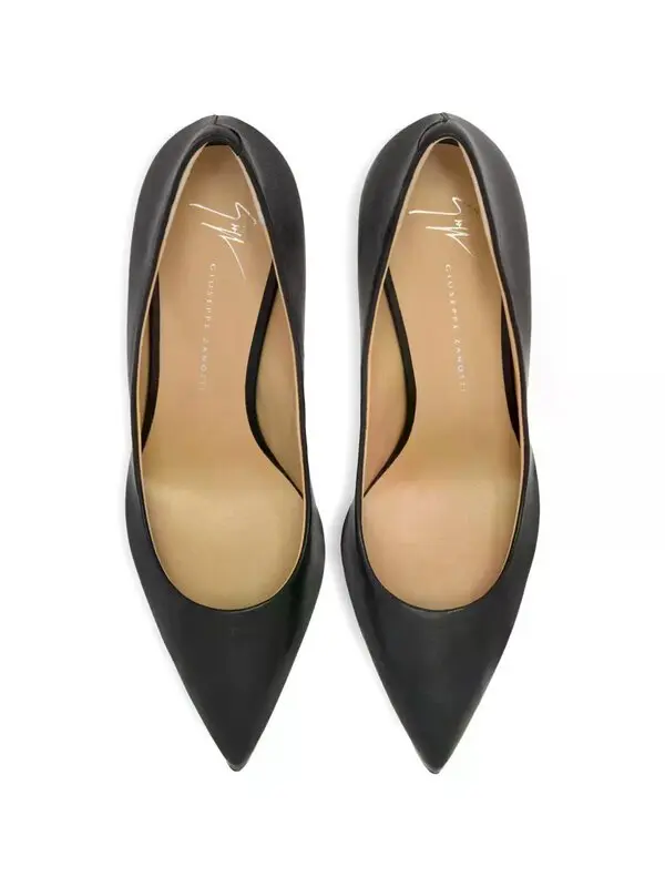 GIUSEPPE ZANOTTI Lucrezia Leather Pumps - Black