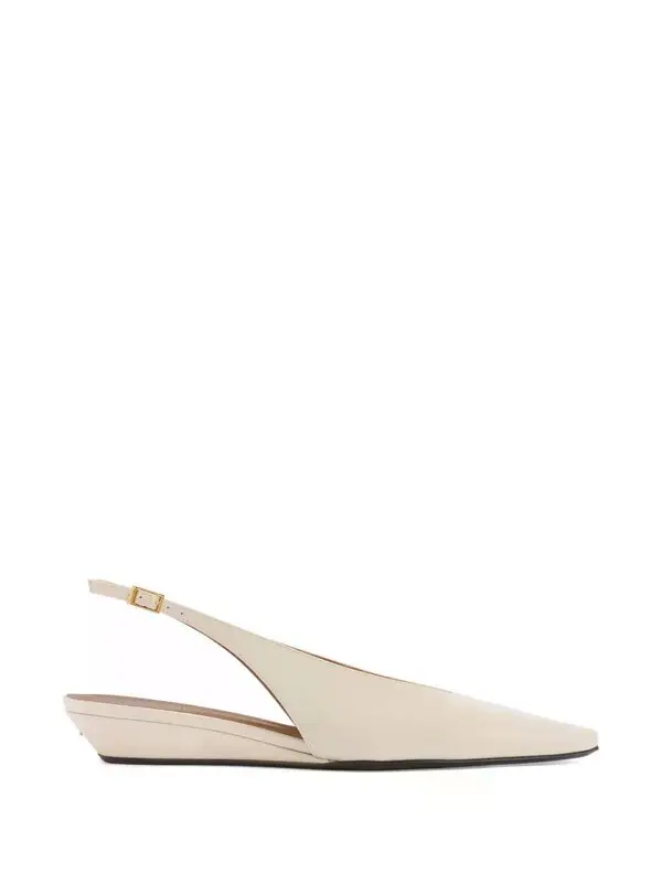 GIUSEPPE ZANOTTI Virginia Slingback Ballet Flats - White