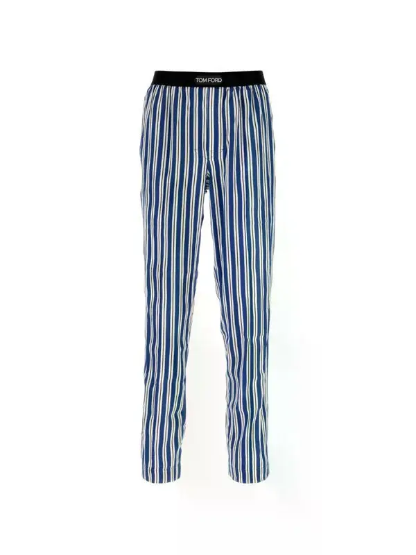 TOM FORD Printed Pajama Bottoms - Blue