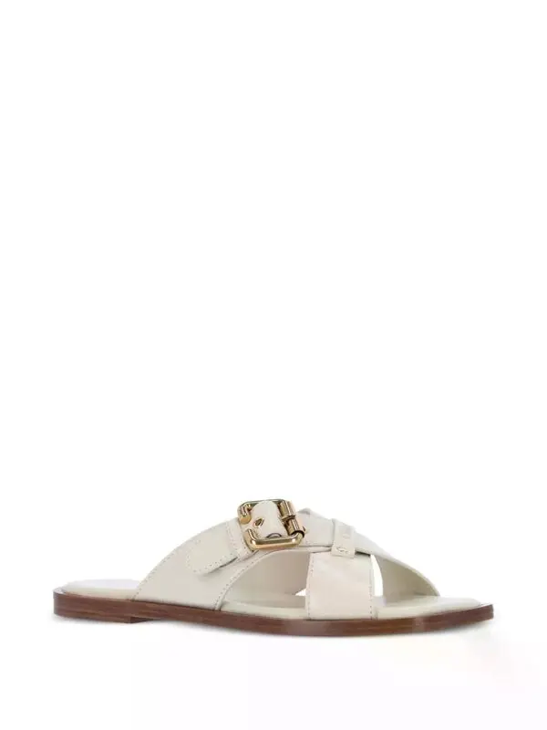 Chloé Flat Sandals - Neutrals